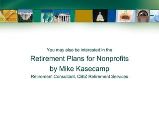 Total Compensation Considerations for Nonprofits | PPT