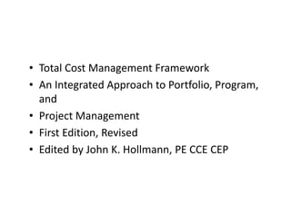 total cost managment total cost managment | PPT