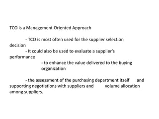 Total cost of ownership1 | PPTX