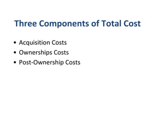 Total cost of ownership1 | PPTX