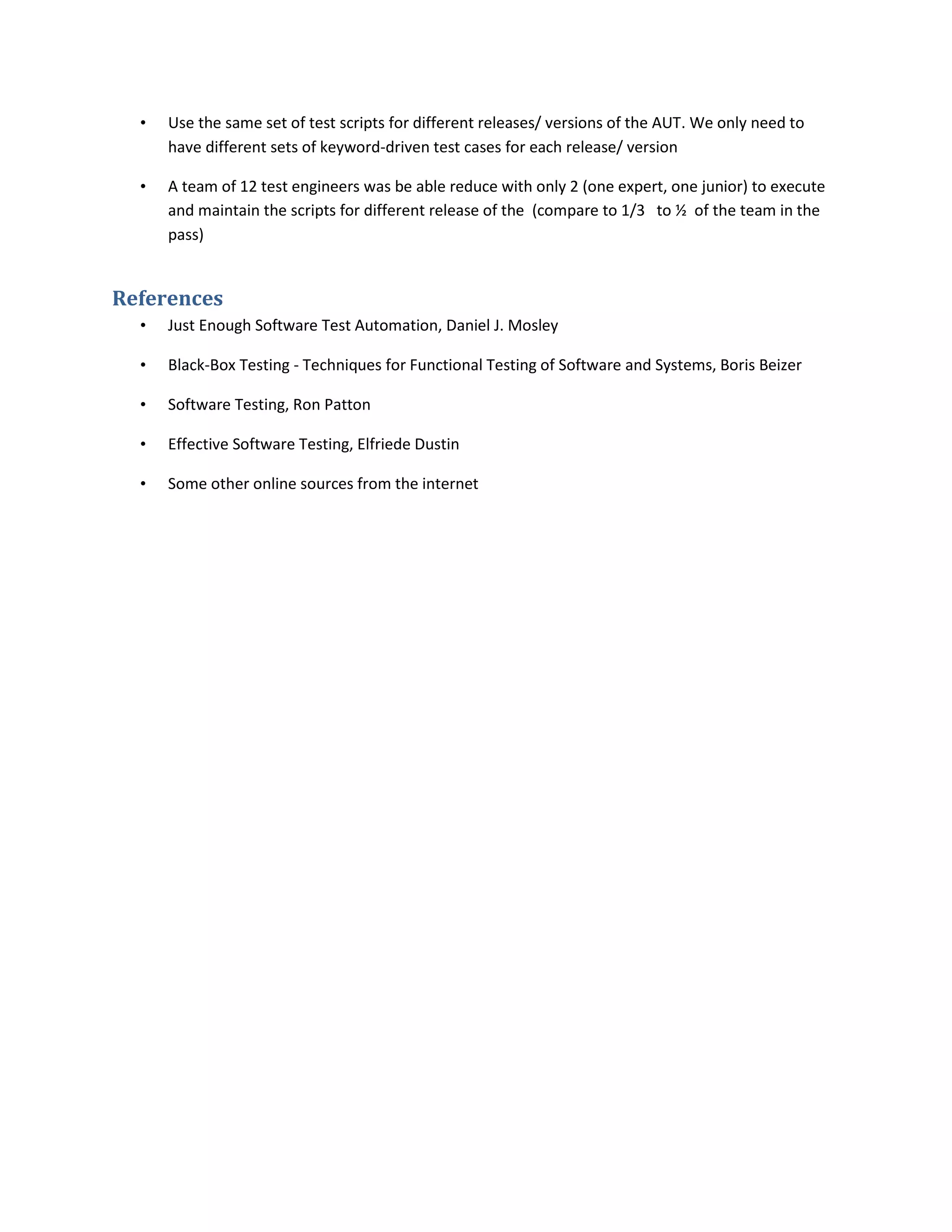 Introduction To Total Data Driven Test Automation Pdf Programming