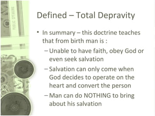 Total depravity | PPT