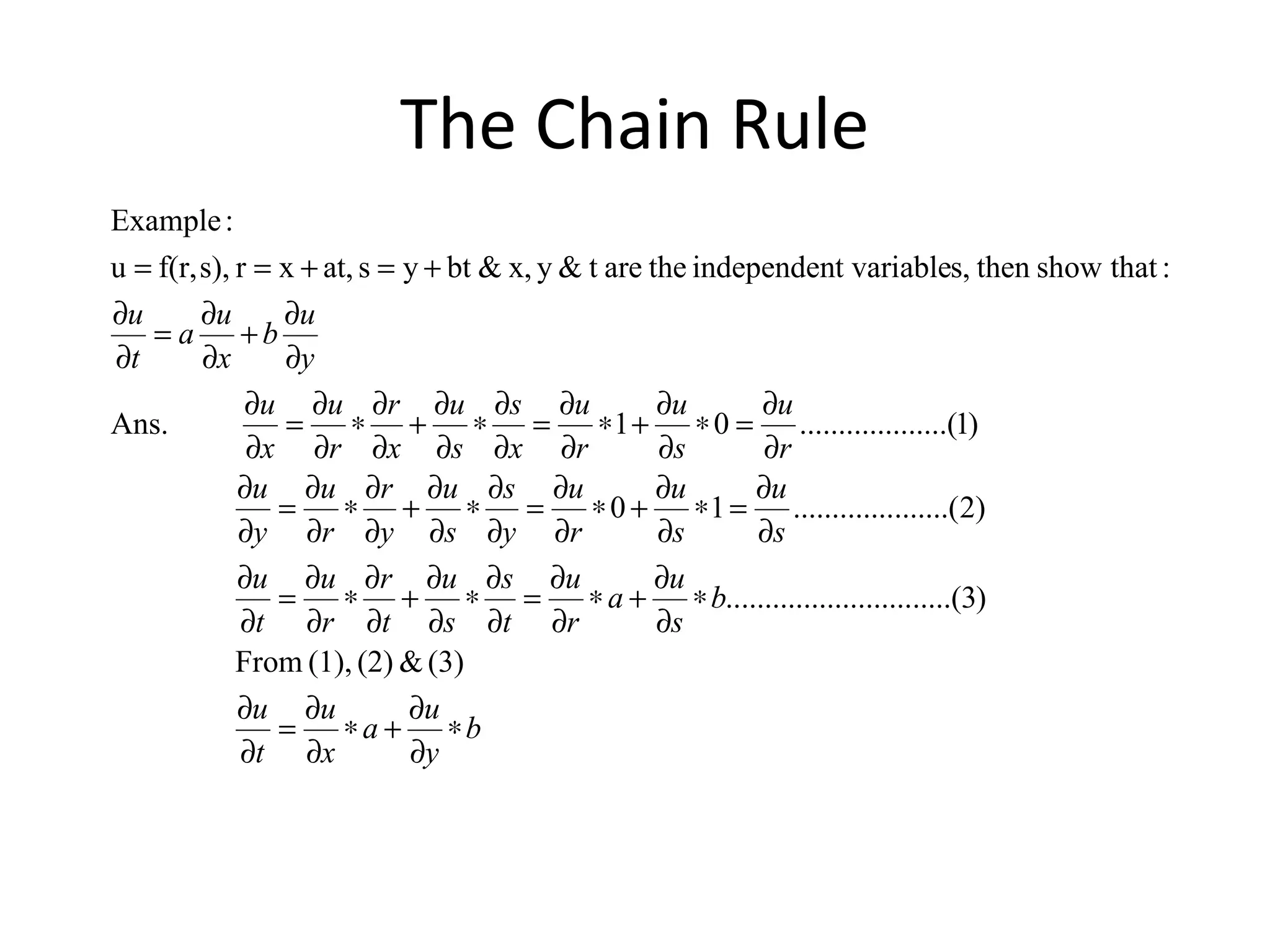 Engineering Mathematics - Total derivatives, chain rule and derivative of implicit functions | PPT