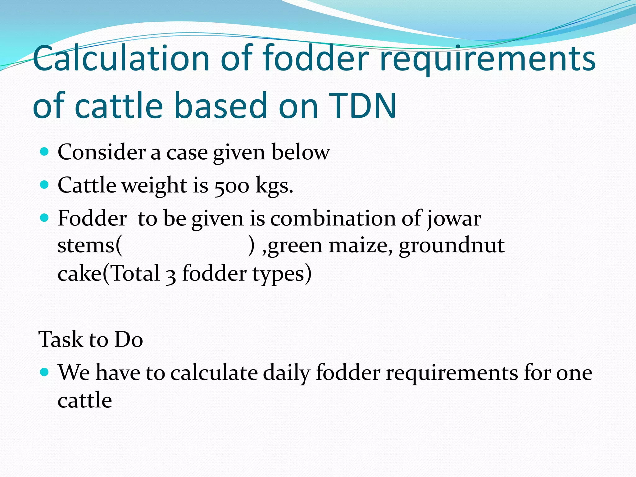 Total digestive nutrients(TDN) | PPTX
