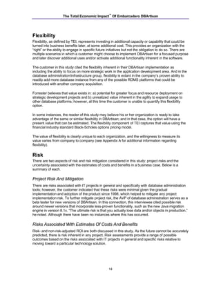 Total Economic Impact Of DBArtisan Forrester | PDF | Databases | Computer Software and Applications
