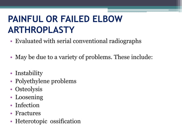 Total elbow arthroplasty | PPTX