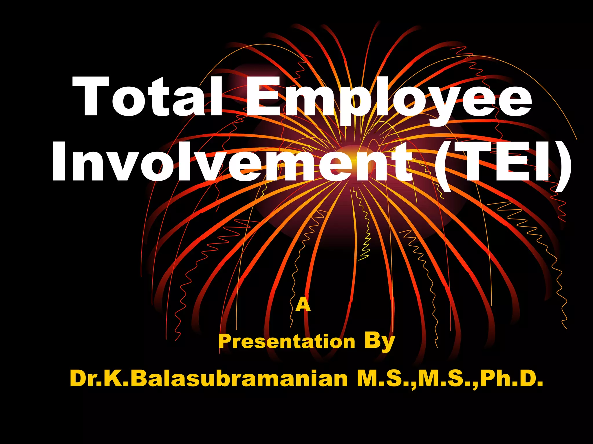 Total Employee Involvement | PPT