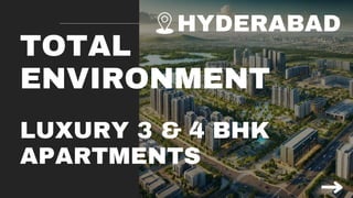 Total Environment Financial District - Luxury Redefined 3 & 4 BHK Homes ...