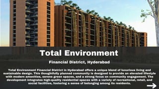 Total Environment - Premium 3 & 4 BHK Residences in Hyderabad’s ...