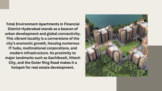 Total Environment - Luxurious 3 & 4 BHK Residences in Hyderabad’s ...