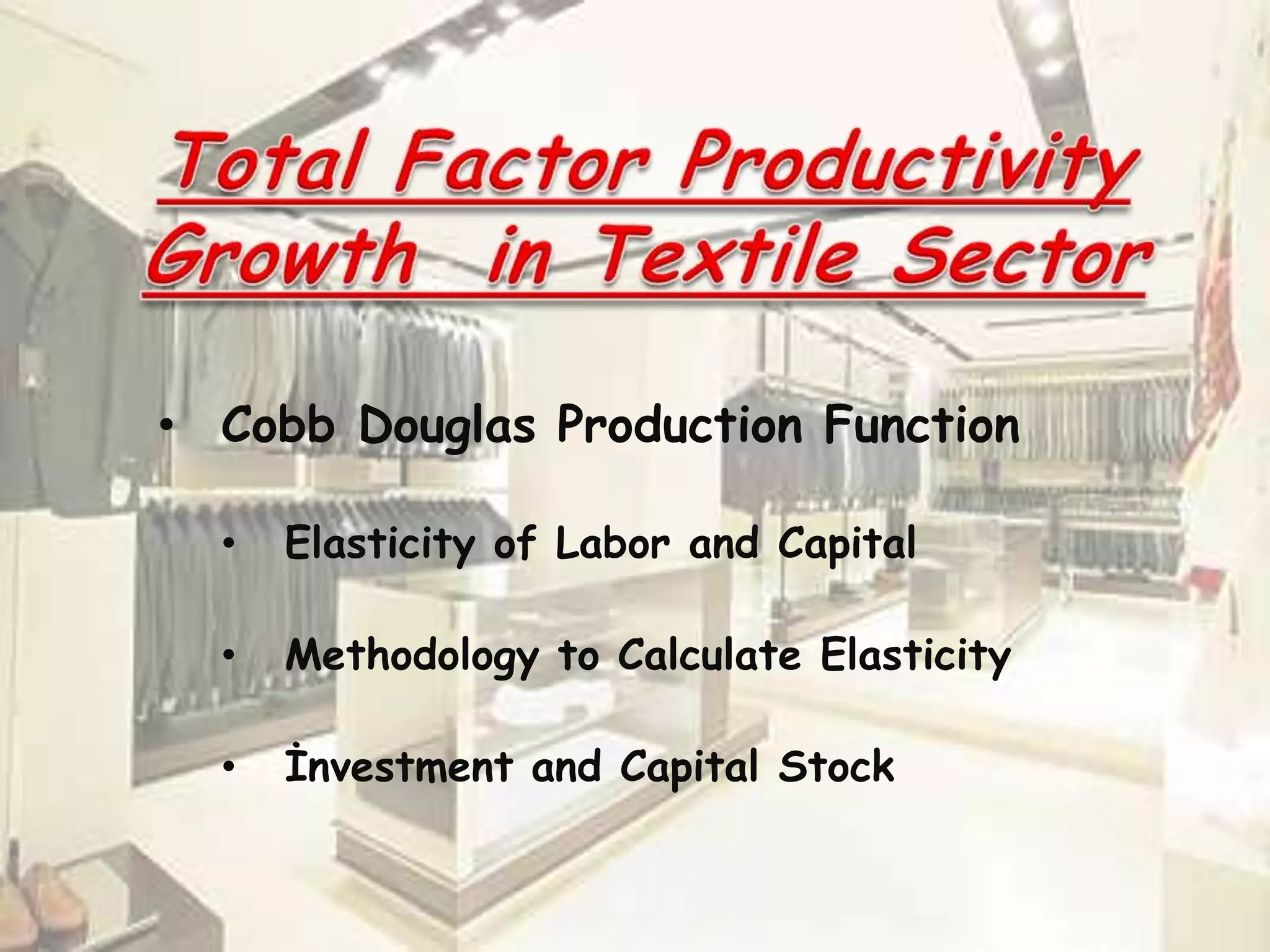 Total factor productivity growth | PPTX