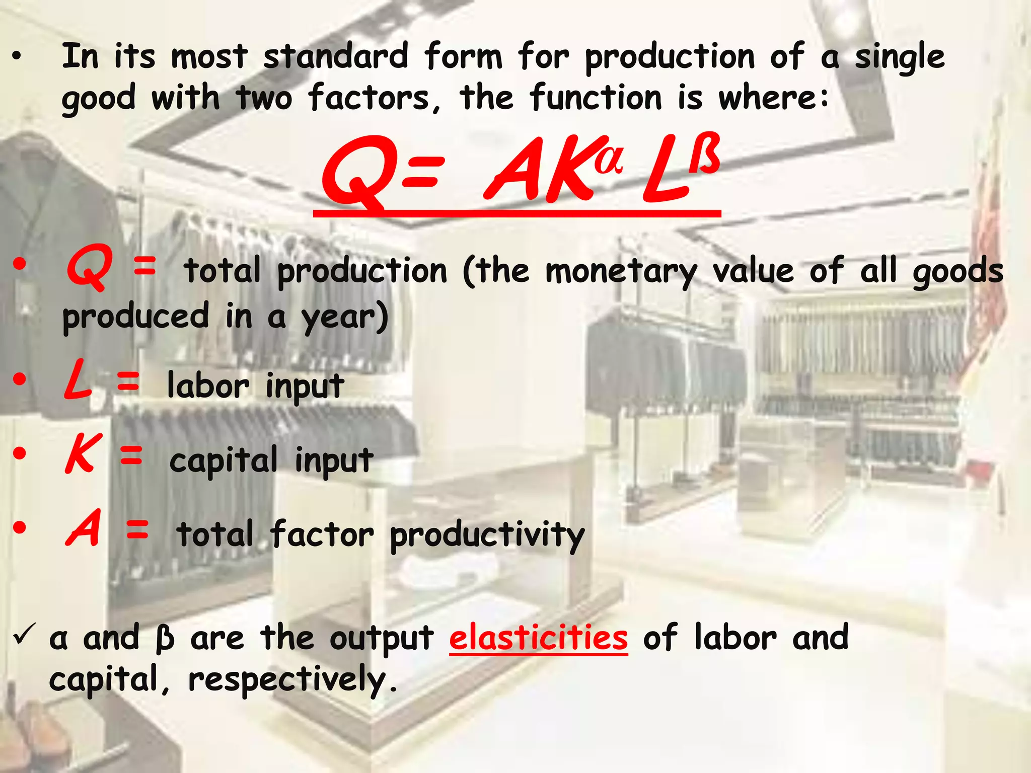 Total Factor Productivity Growth Pptx