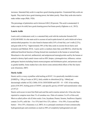 DETERMINATION OF THE TOTAL FATTY MATTER CONTENT IN SELECTED SOAPS ON ...