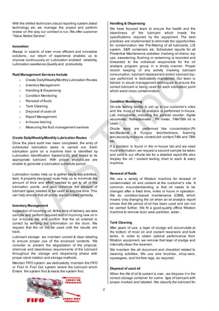 Total Fluid Management(TFM) Services | PDF