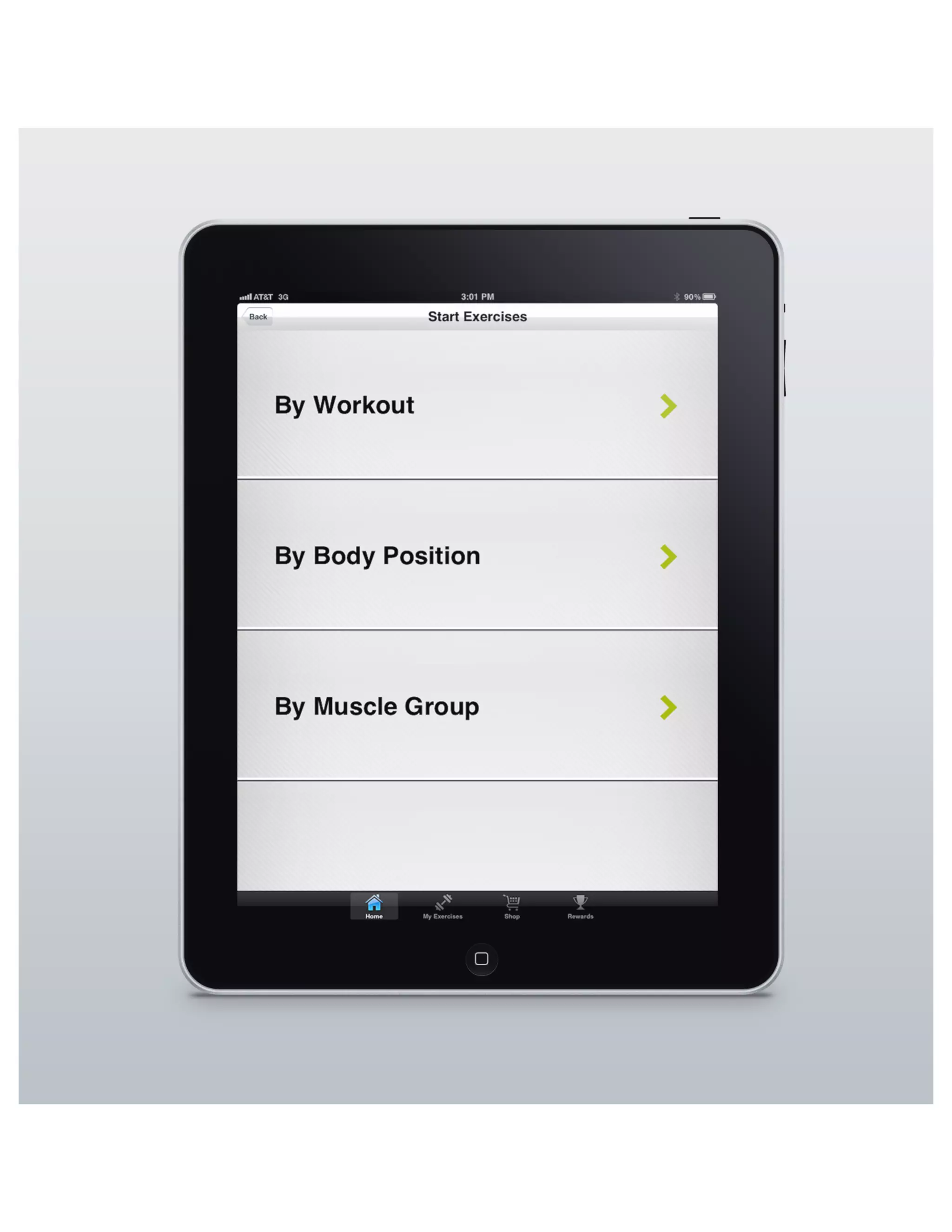 Total Gym iPad App | PDF