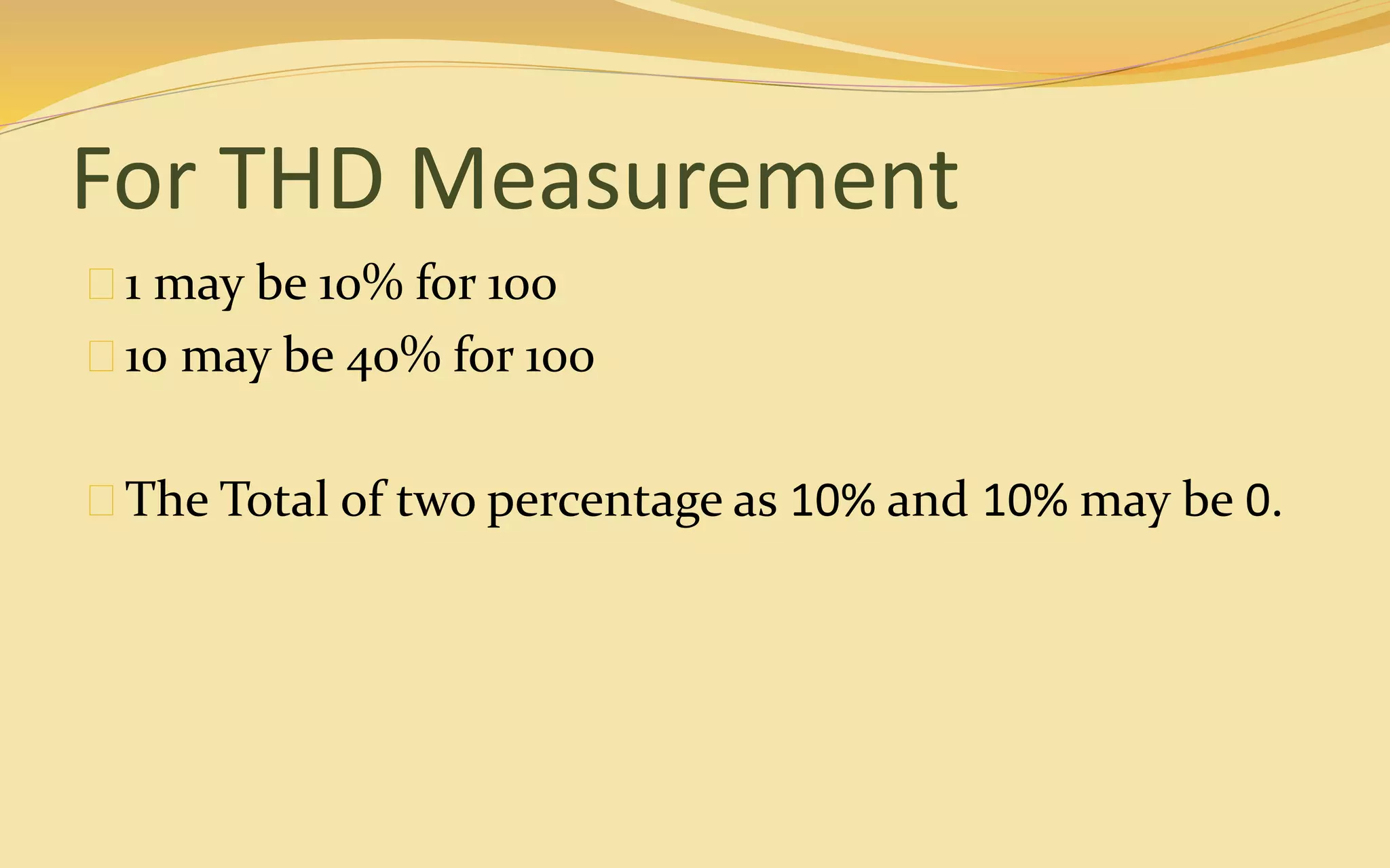 TOTAL HARMONIC DISTORTION MEASUREMENT -SIMPLE MATH, FARMULA AND FIGURE ...