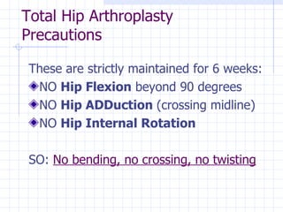 Total Hip Arthroplasty For Ccu | PPT