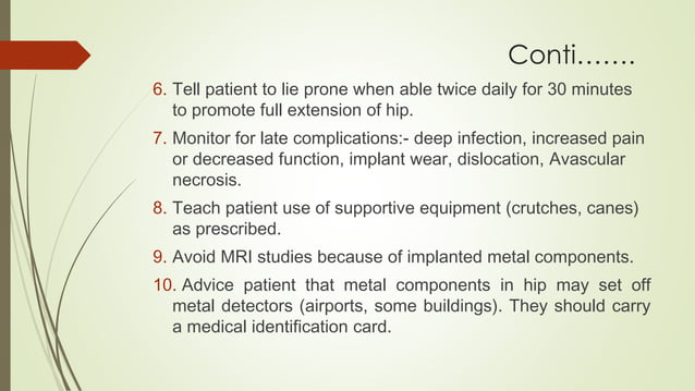 Total hip replacement | PPSX