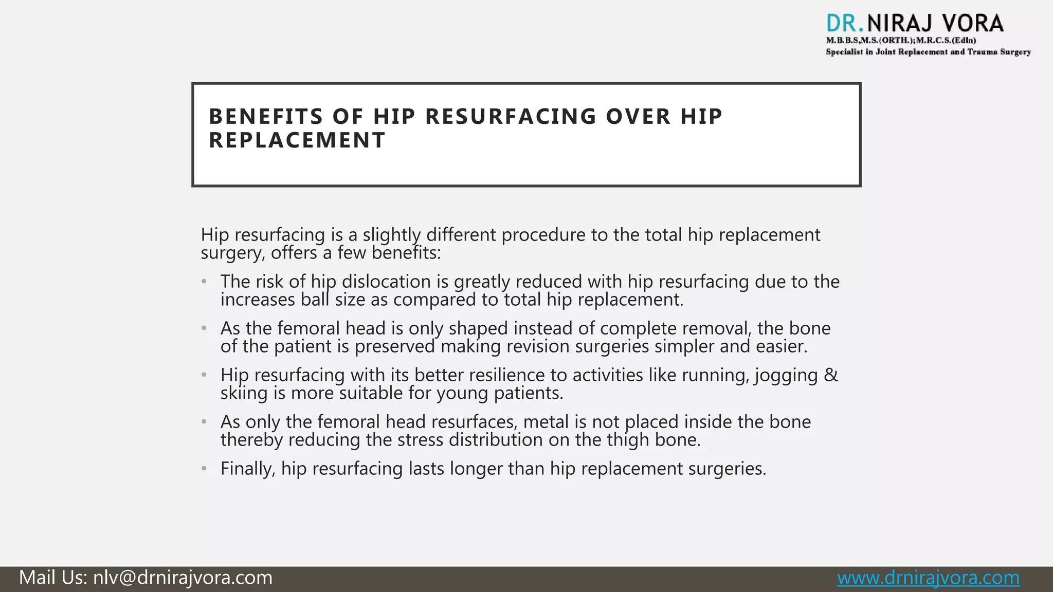 Total hip replacement vs hip resurfacing | PPT Total hip replacement vs hip resurfacing | PPT