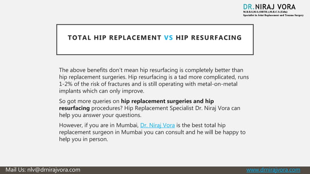 Total hip replacement vs hip resurfacing | PPT Total hip replacement vs hip resurfacing | PPT