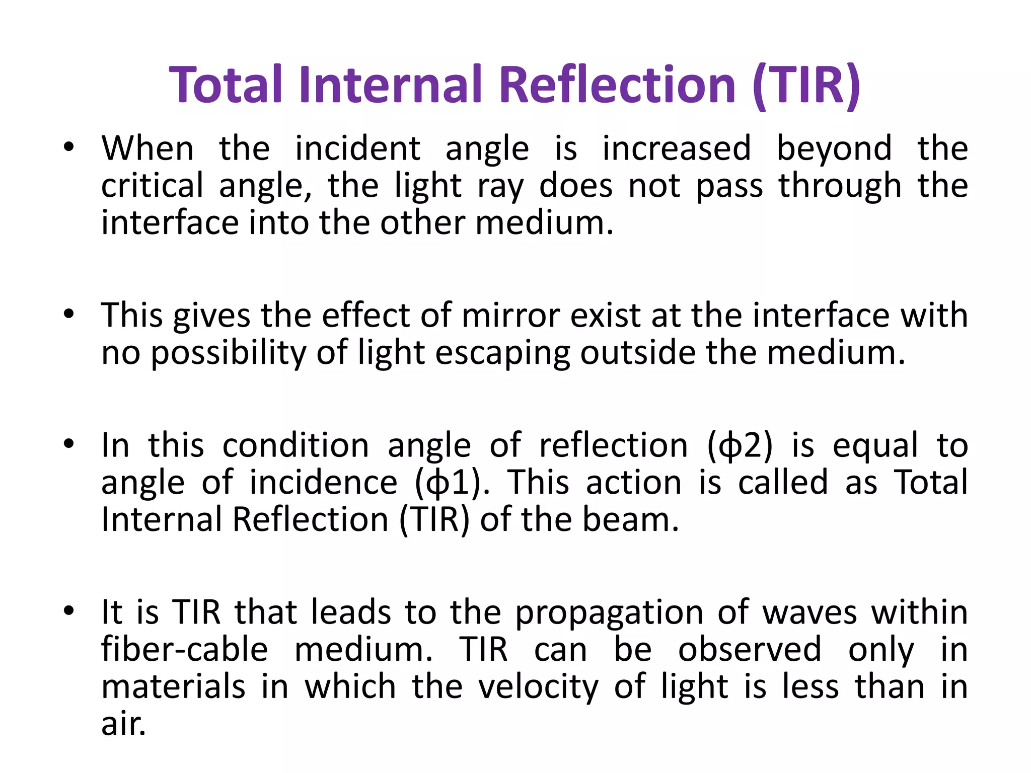 Total internal reflection | PDF