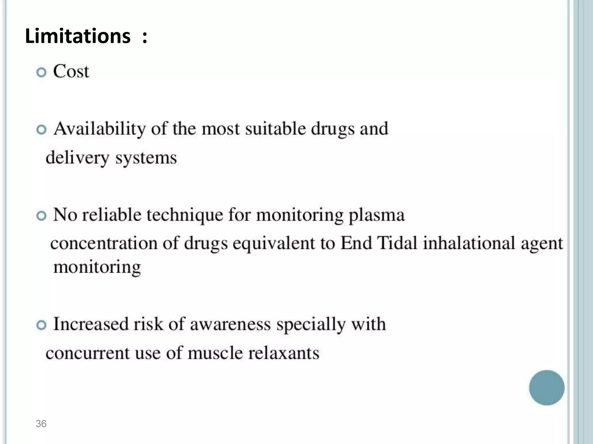 Total intravenous anesthesia (TIVA) | PPTX