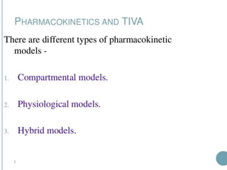 Total intravenous anesthesia (TIVA) | PPTX