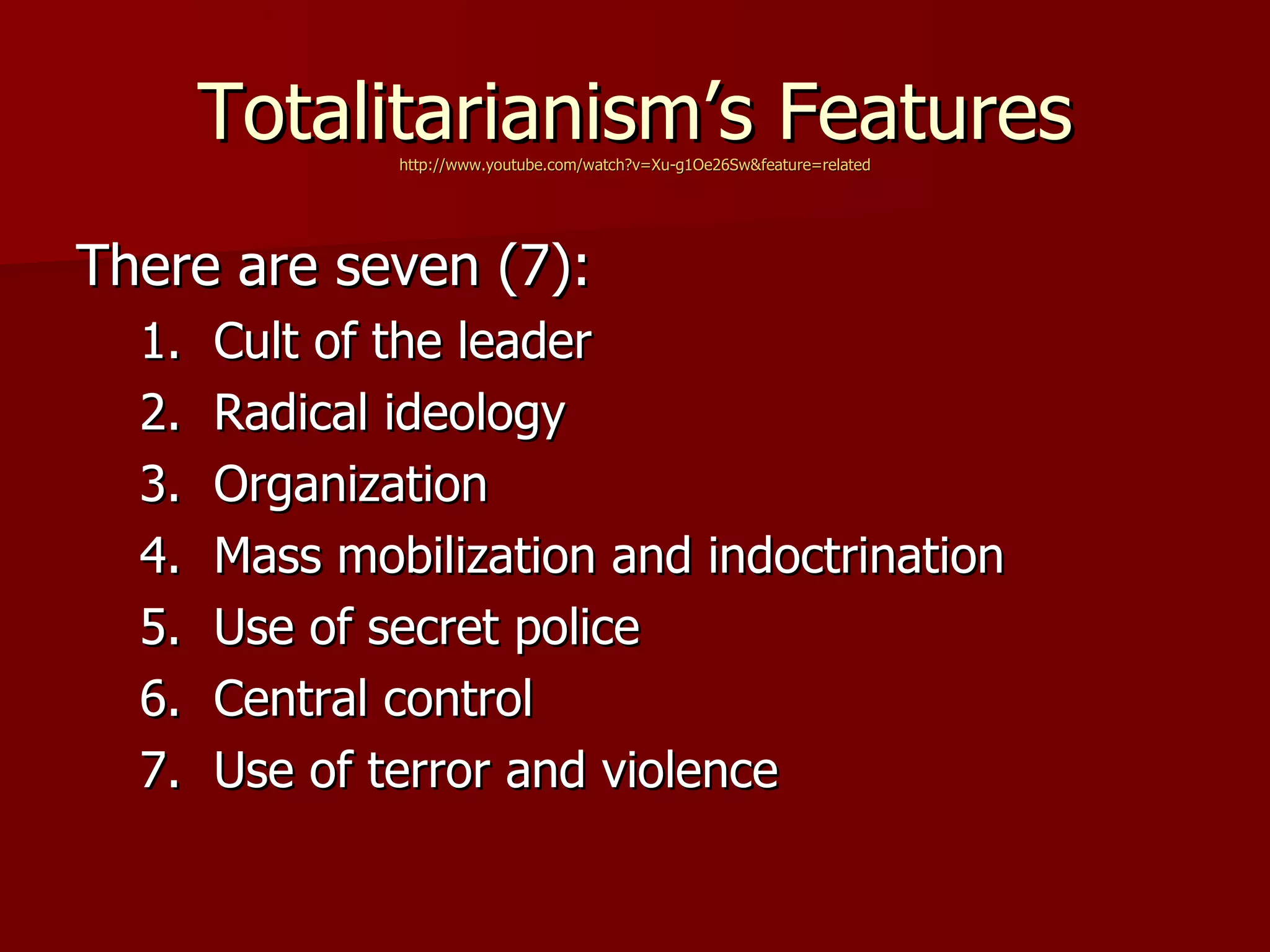 Totalitarianism | PPT