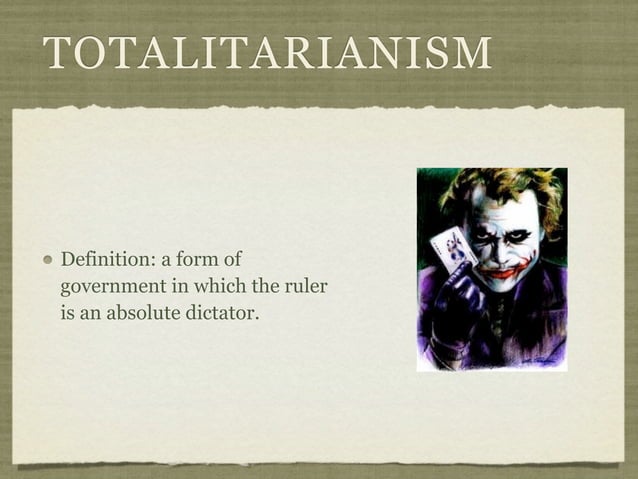 Totalitarianism | KEY