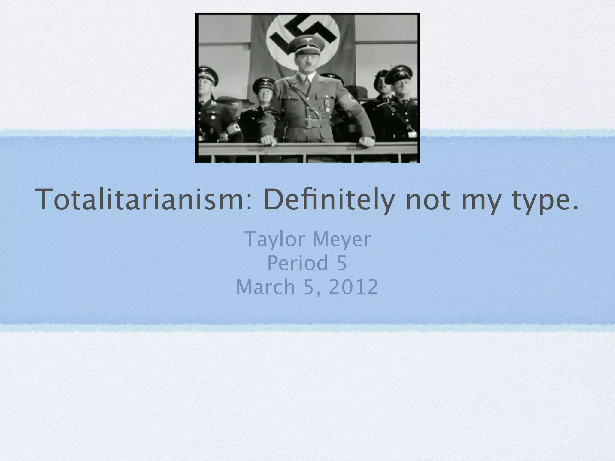 Totalitarianism | KEY