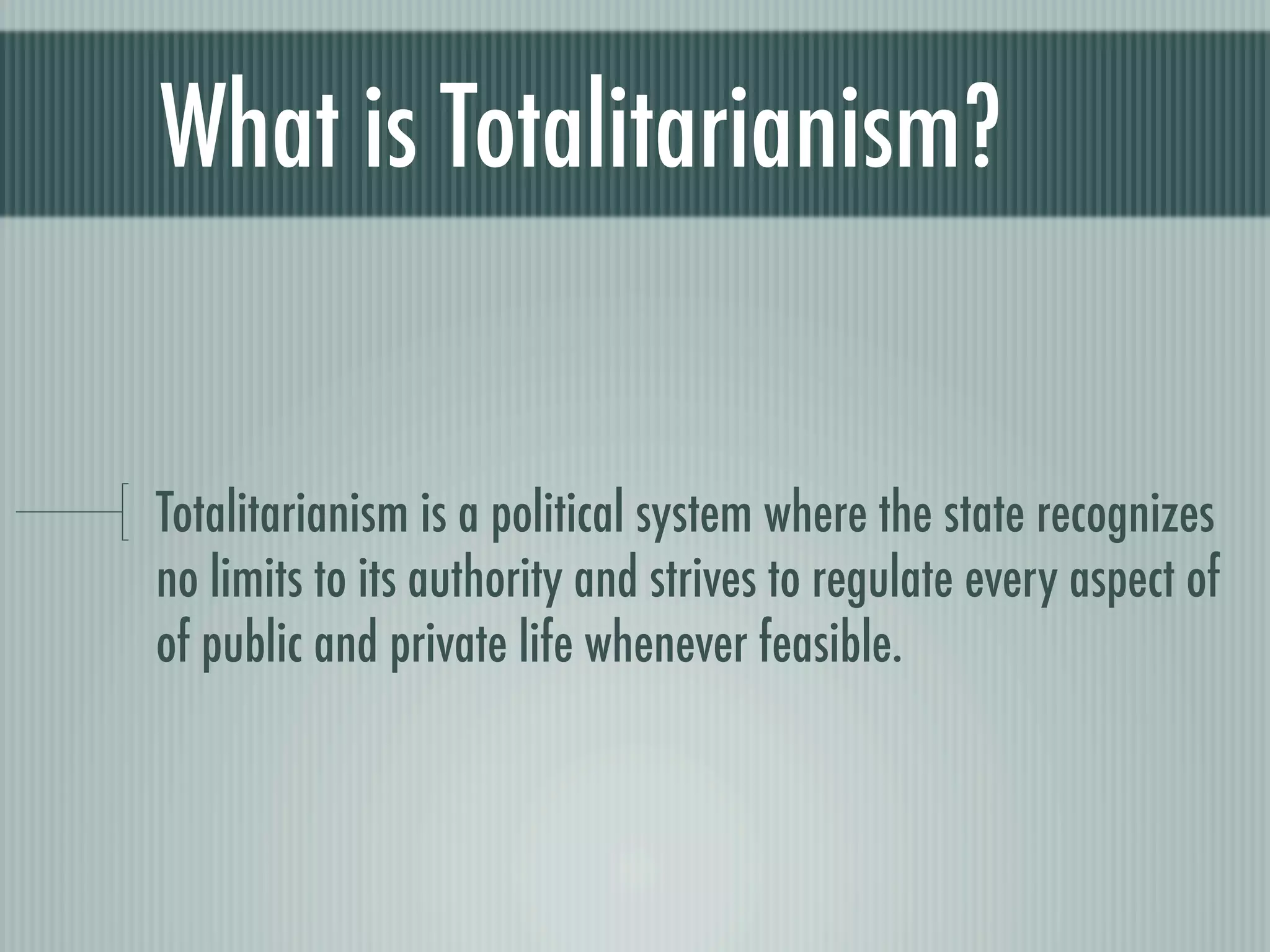 Totalitarianism | PDF