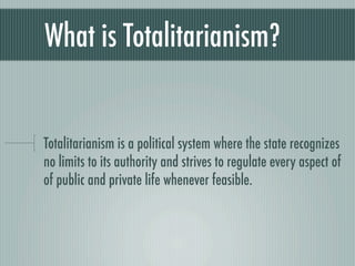 Totalitarianism | PDF