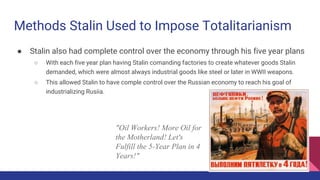 STALIN PART 2:Totalitarianism and stalin | PDF | Political Issues ...