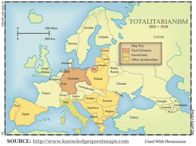 Totalitarianism in Interwar Europe (Causes of World War II) | PPTX