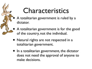 Totalitarianism: Dictatorship | KEY