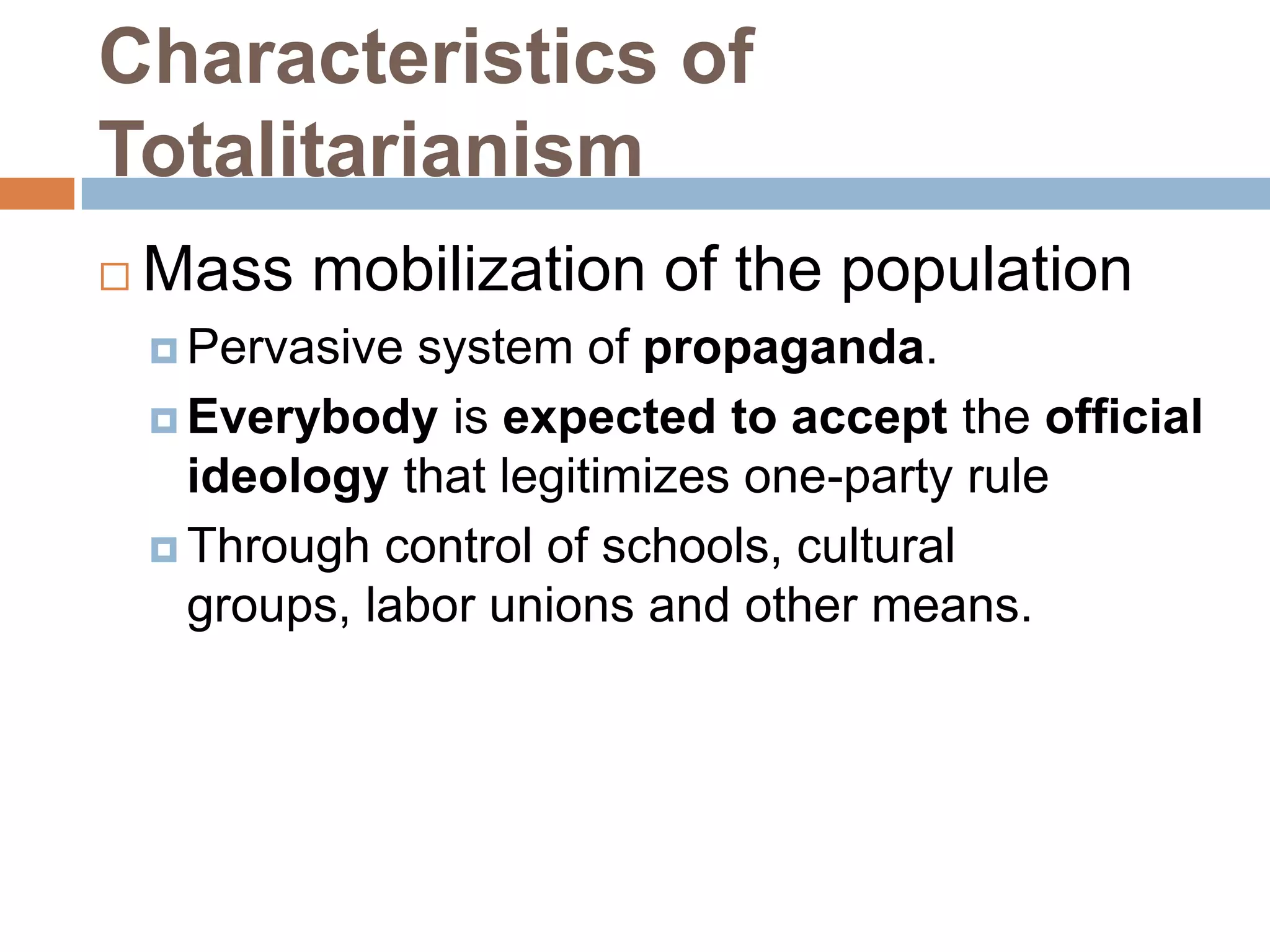 Totalitarianism | PPTX