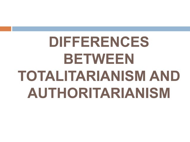 Totalitarianism | PPTX