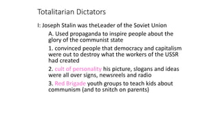 Totalitarianism takes over europe | PPT
