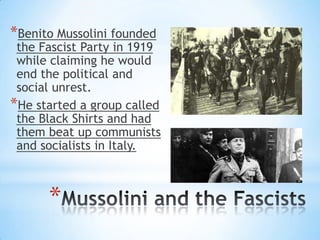Totalitarian italy | PPT