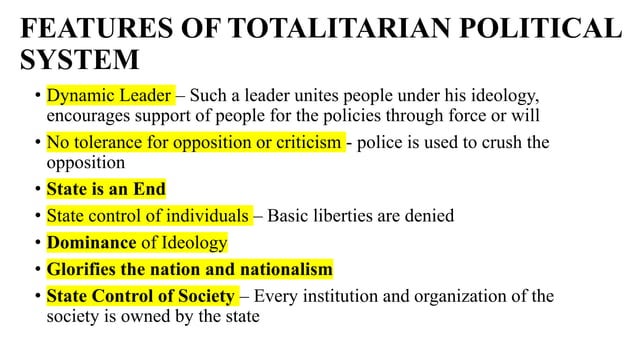 TOTALITARIAN SYSTEM types of totalitarian system.pdf