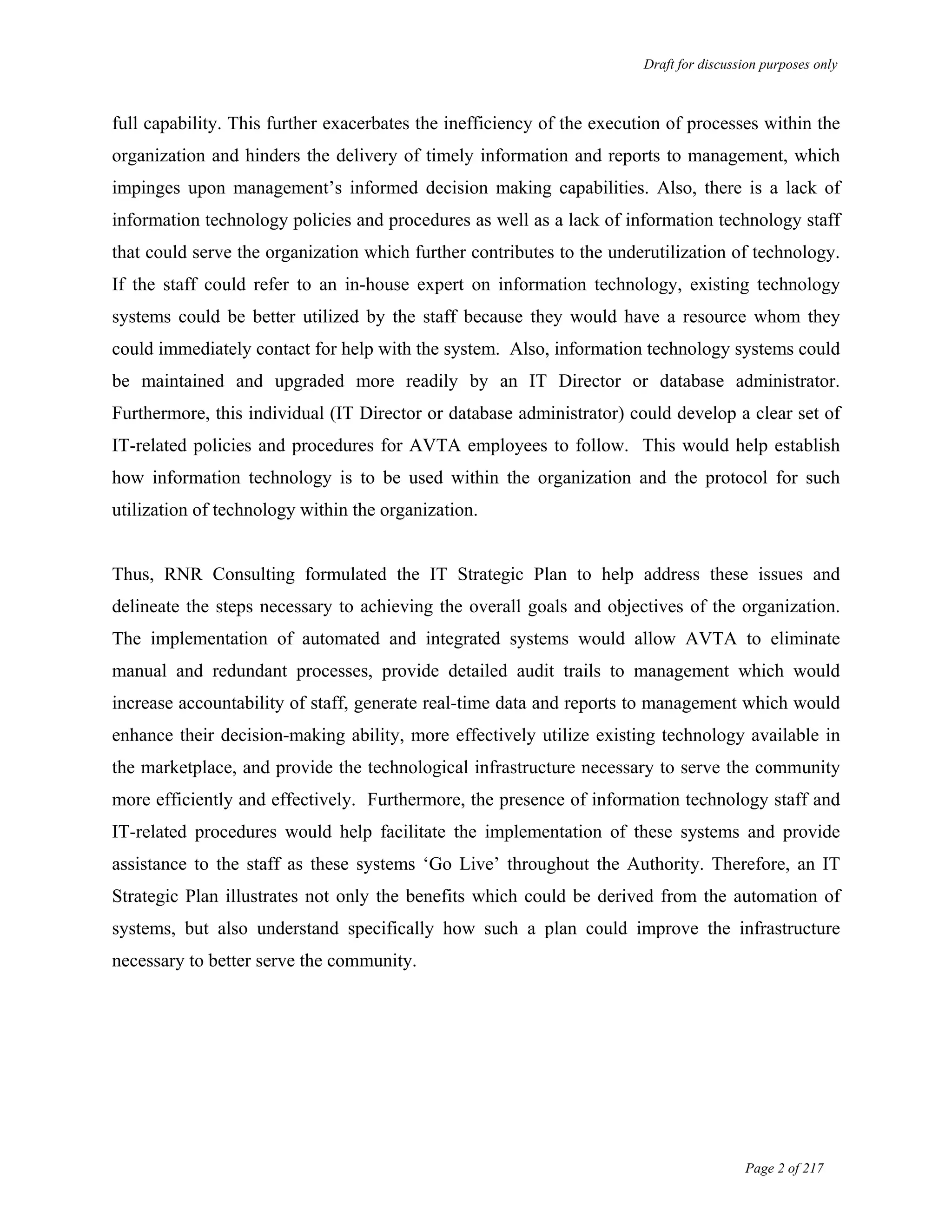 Total_IT_Strategy_Plan_Sample for IT Manager | PDF