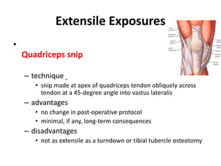 Total knee approaches | PPTX