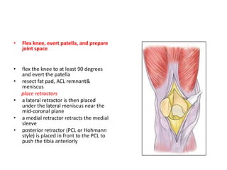 Total knee approaches | PPTX