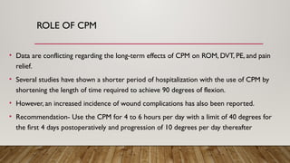 Total knee arthroplasty rehabilitation ( TKR ) | PPTX