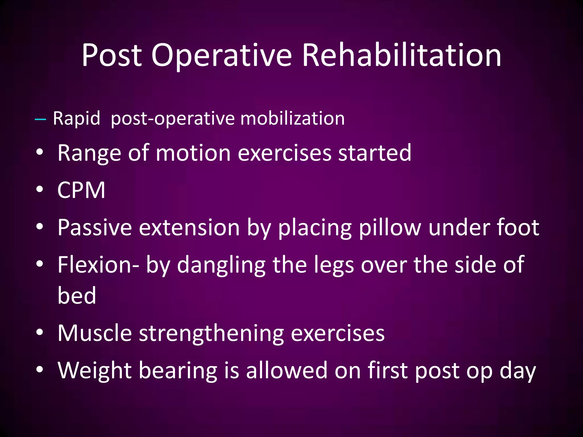 Total knee replacement nursing management | PPTX