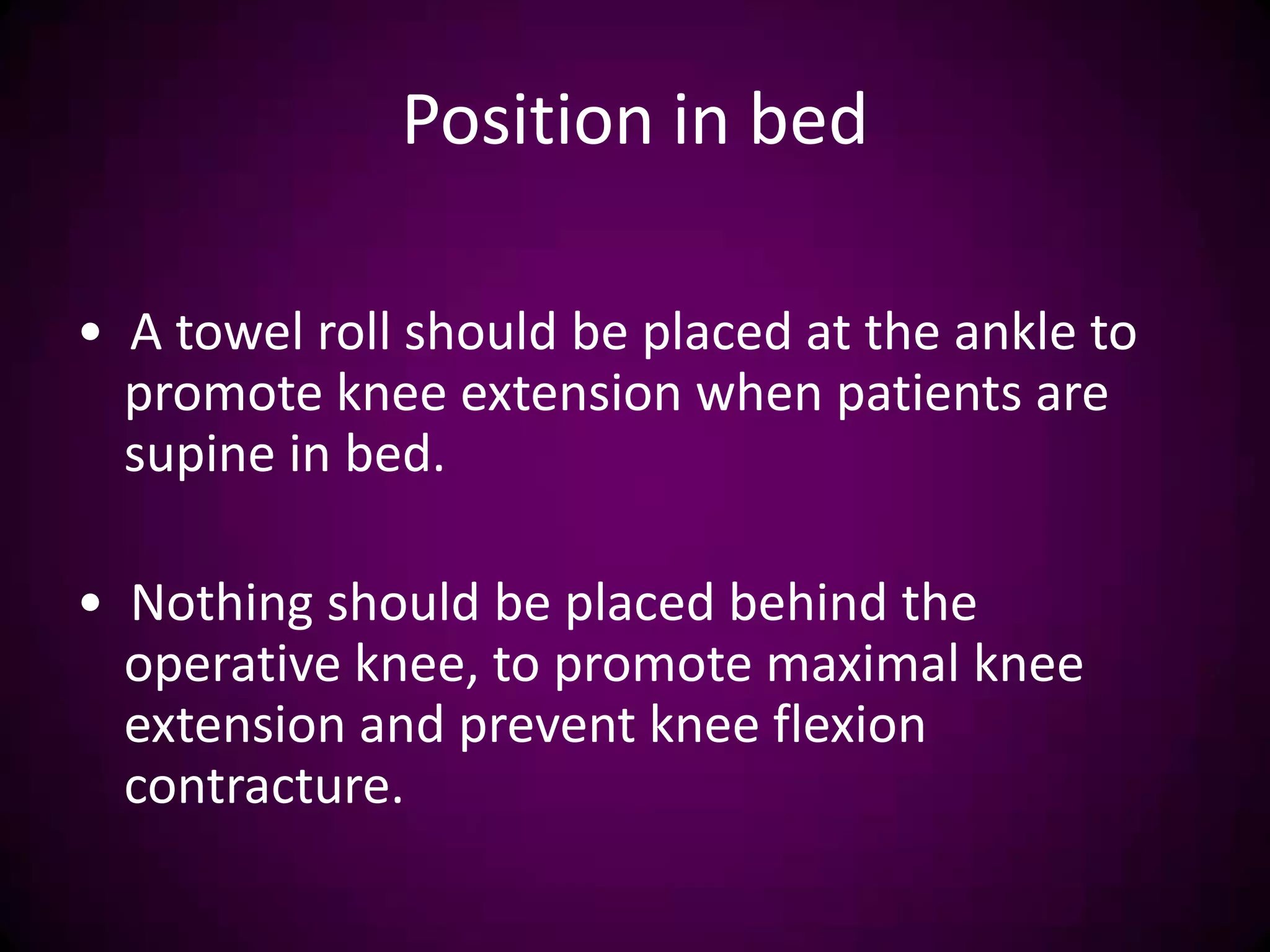 Total knee replacement nursing management | PPTX