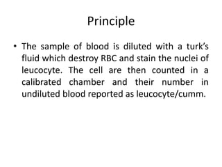 Total leucocyte count | PPTX