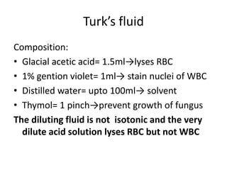 Total leucocyte count | PPTX