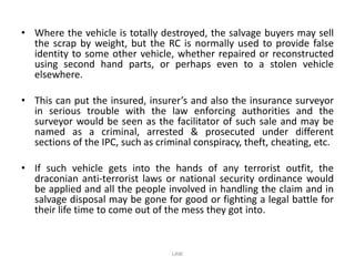 Total loss claims | PPTX