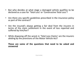 Total loss claims | PPTX